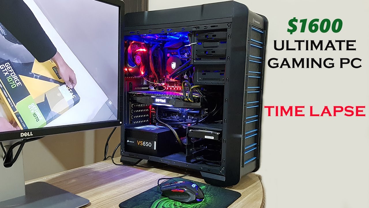 Epic 1600$ Time Lapse PC Build 2018 | Gaming & Editing PC ft. i7 6700k ...