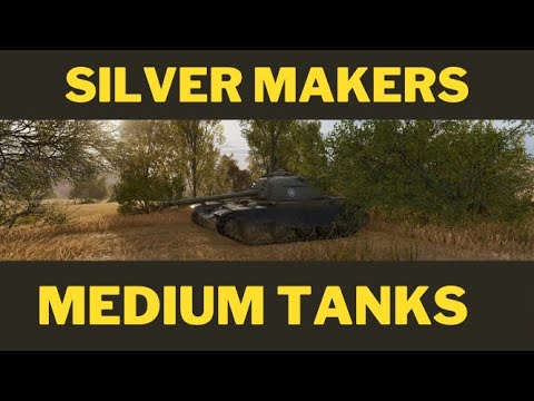 SILVER MAKING medium tanks wot console - YouTube