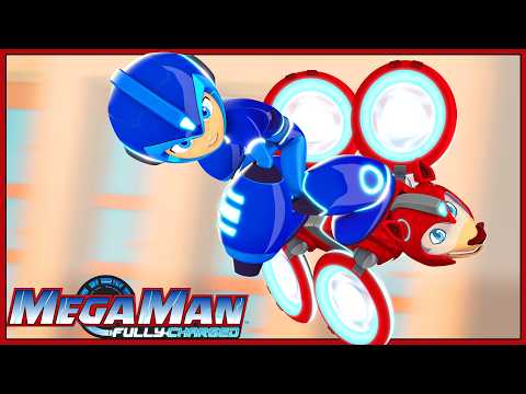 Rush To Greatness // Swish | Ep 21 & 22 - Mega Man: Fully Charged | NEW Full Episodes!
