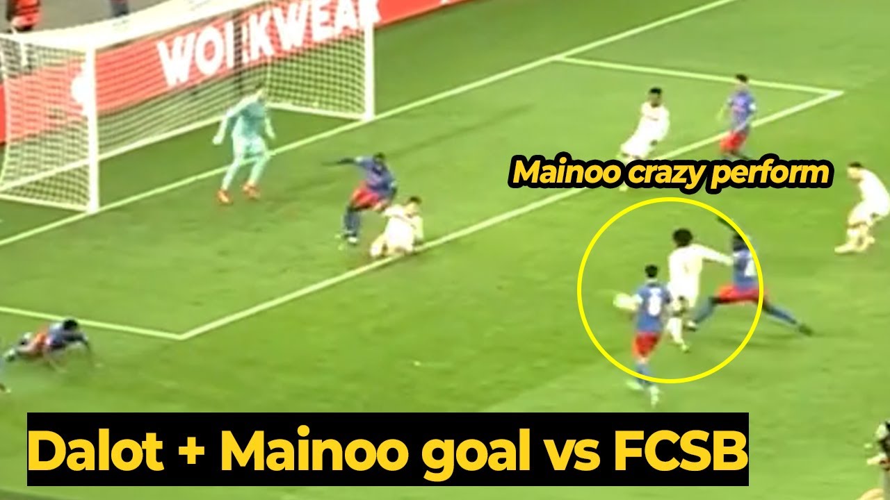 Dalot and Mainoo scores goal against FCSB | Man Utd News - YouTube