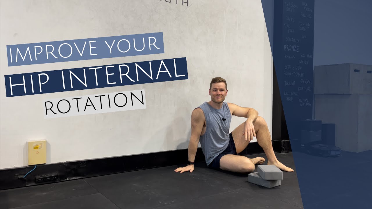 Improve your HIP INTERNAL ROTATION - Active Strength Drill - YouTube