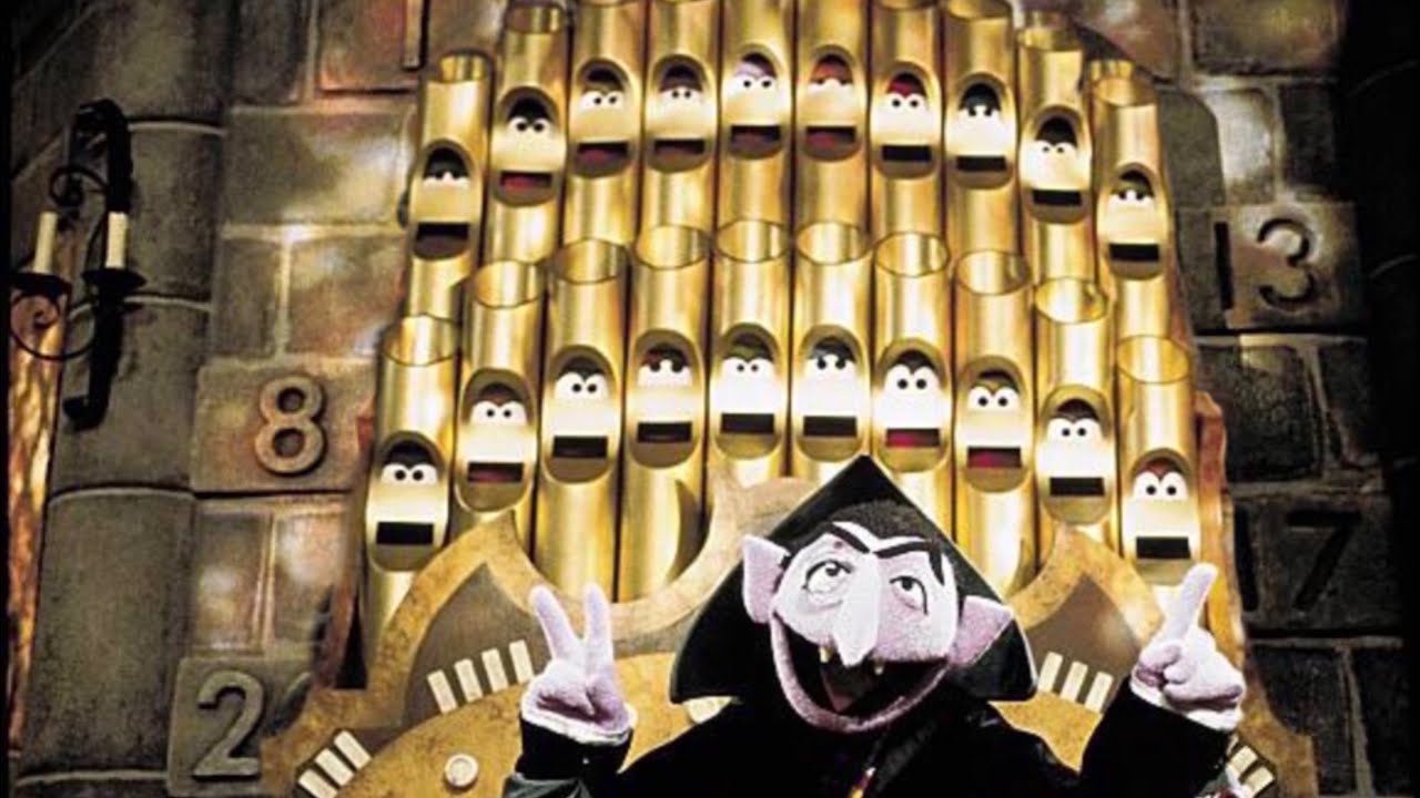 Sesame Street The Counts Number Of The Day Pipe Organ Dubs ( Mirrored ...