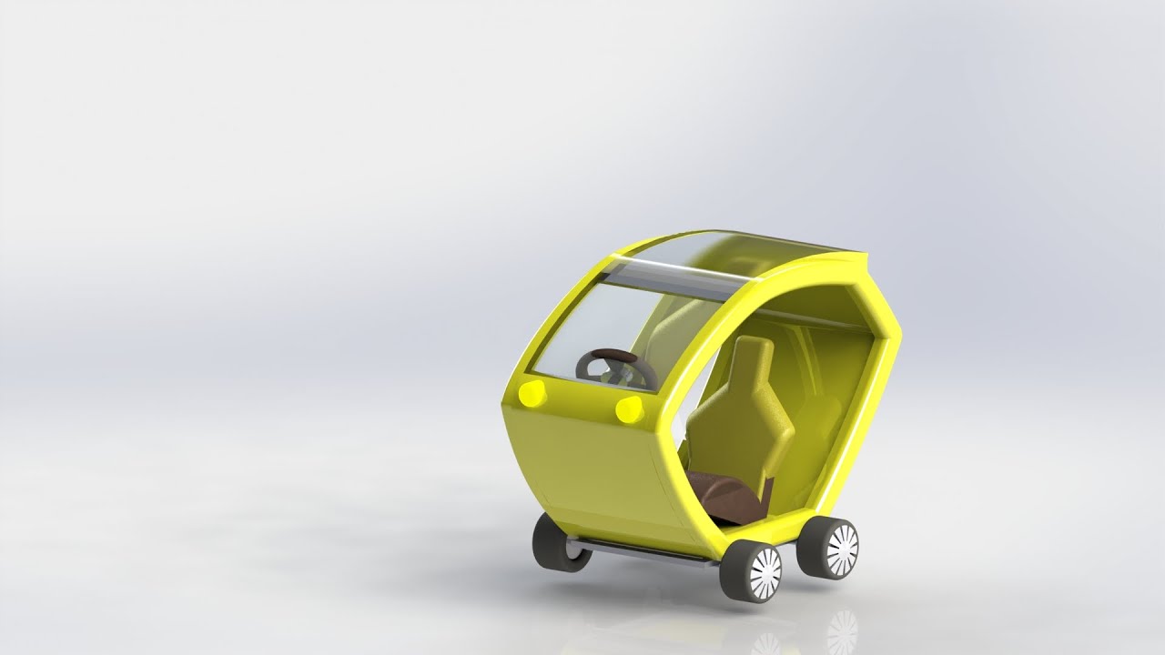 Minicar Design - SolidWorks - YouTube