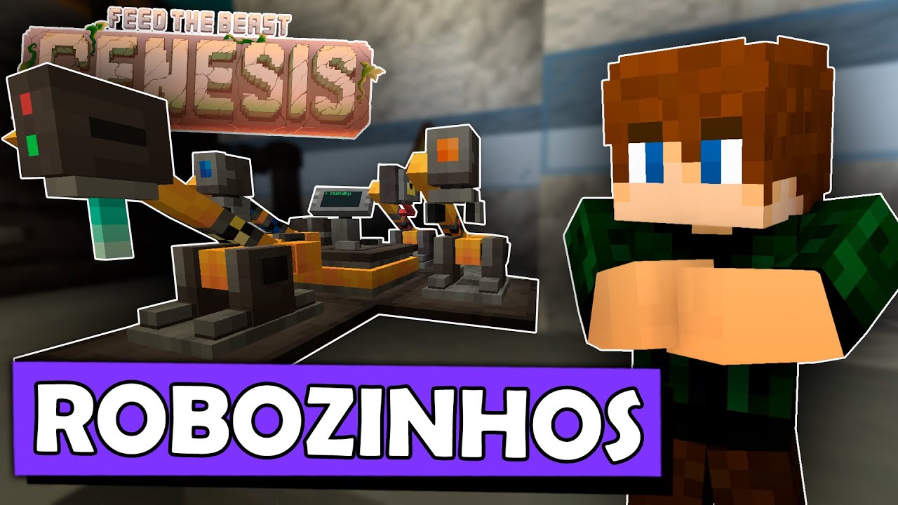 ROBOZINHOS AUTOMÁTICOS!! - Minecraft FTB Genesis E07 (1.19 + Mods) - YouTube