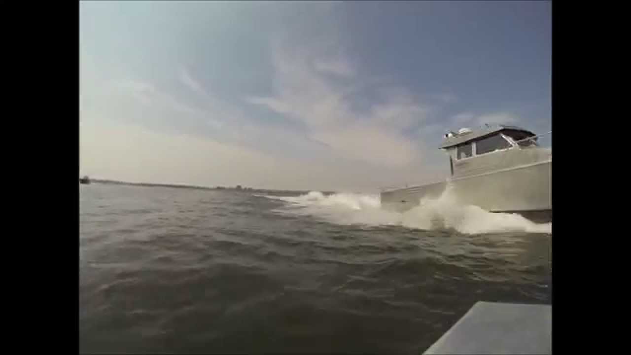 9.9m Power Catamaran - YouTube