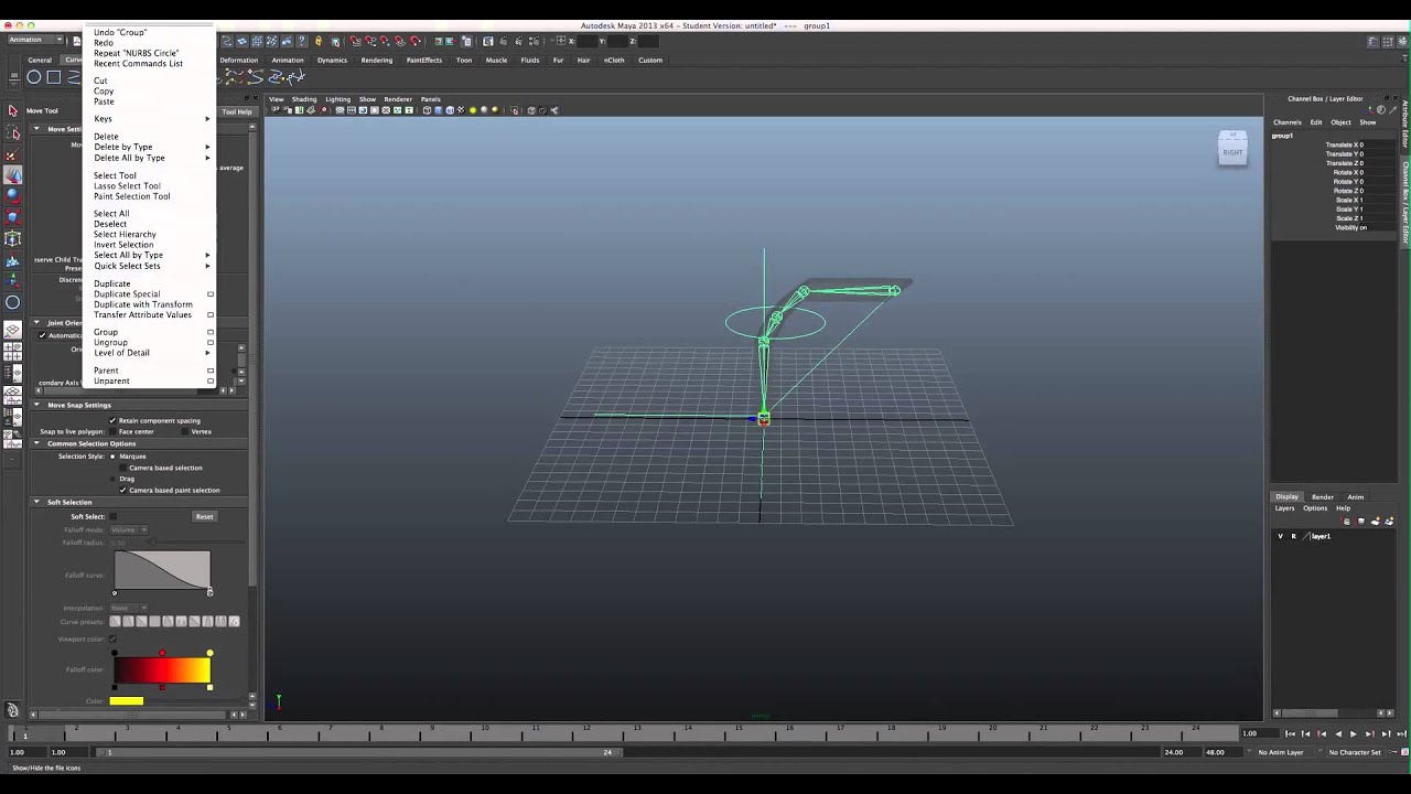 Maya Shape Rig and Bind Test - YouTube