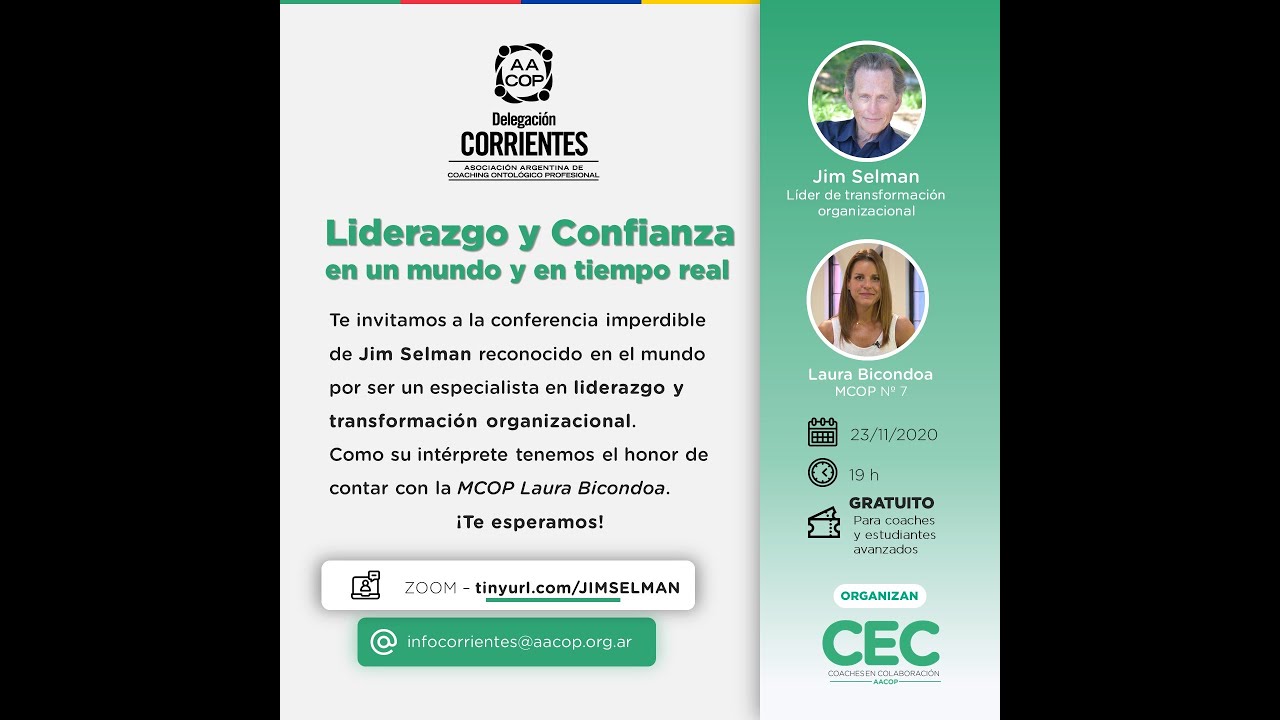 23/11/20 CEC JIM SELMAN Liderazgo y confianza en un mundo en tiempo ...