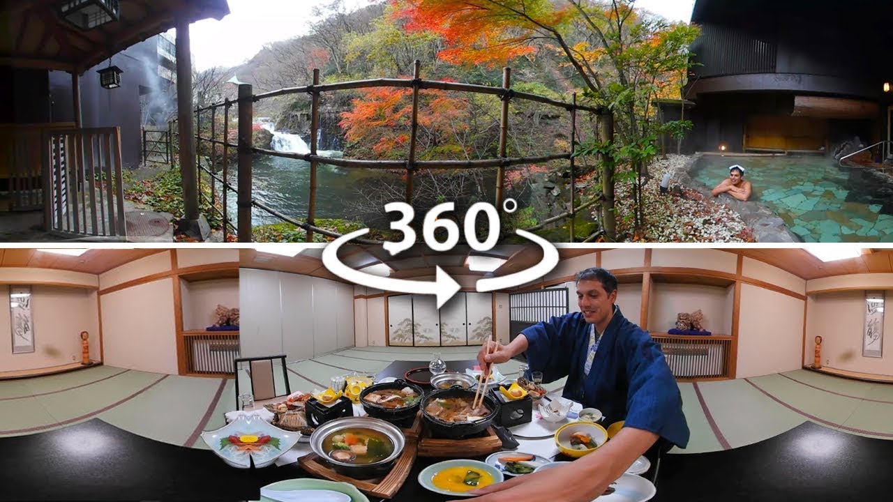 Japanese Hot Spring Baths & Hotel Room View 360° VR ★ ONLY in JAPAN ...