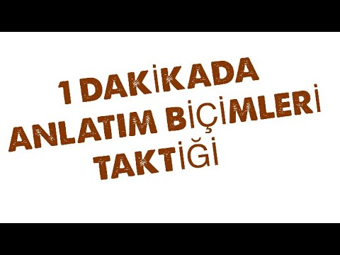 1 DK’DA “Anlatım biçimi sorusu”