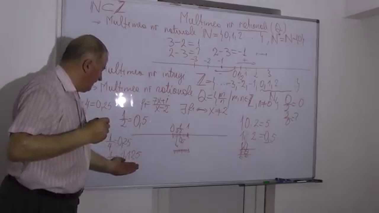 1/2 Lectia 542 - Multimea numerelor rationale - Operatii in Q - Fractii ...