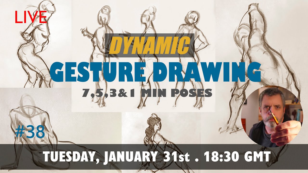 Dynamic Gesture Drawing #38 - YouTube