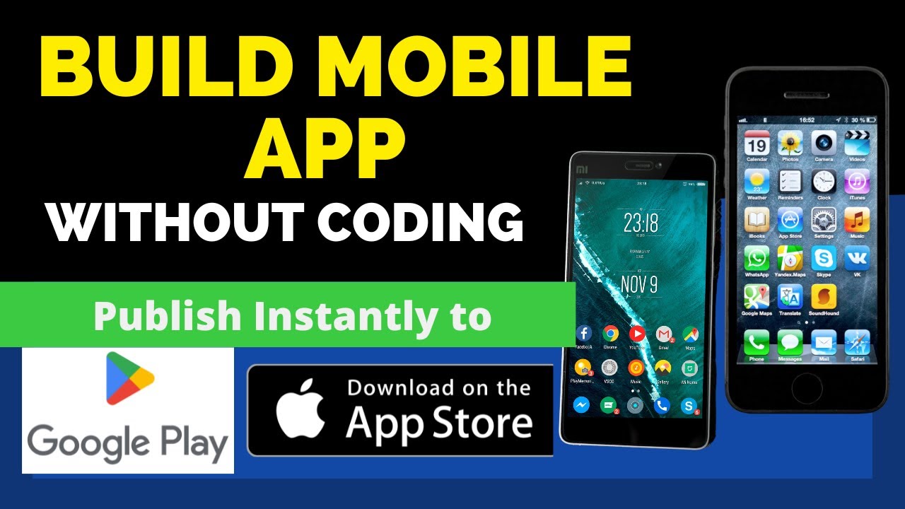 How To Build A Mobile App In 10 Minutes Without Coding Create Mobile App Free Without Coding