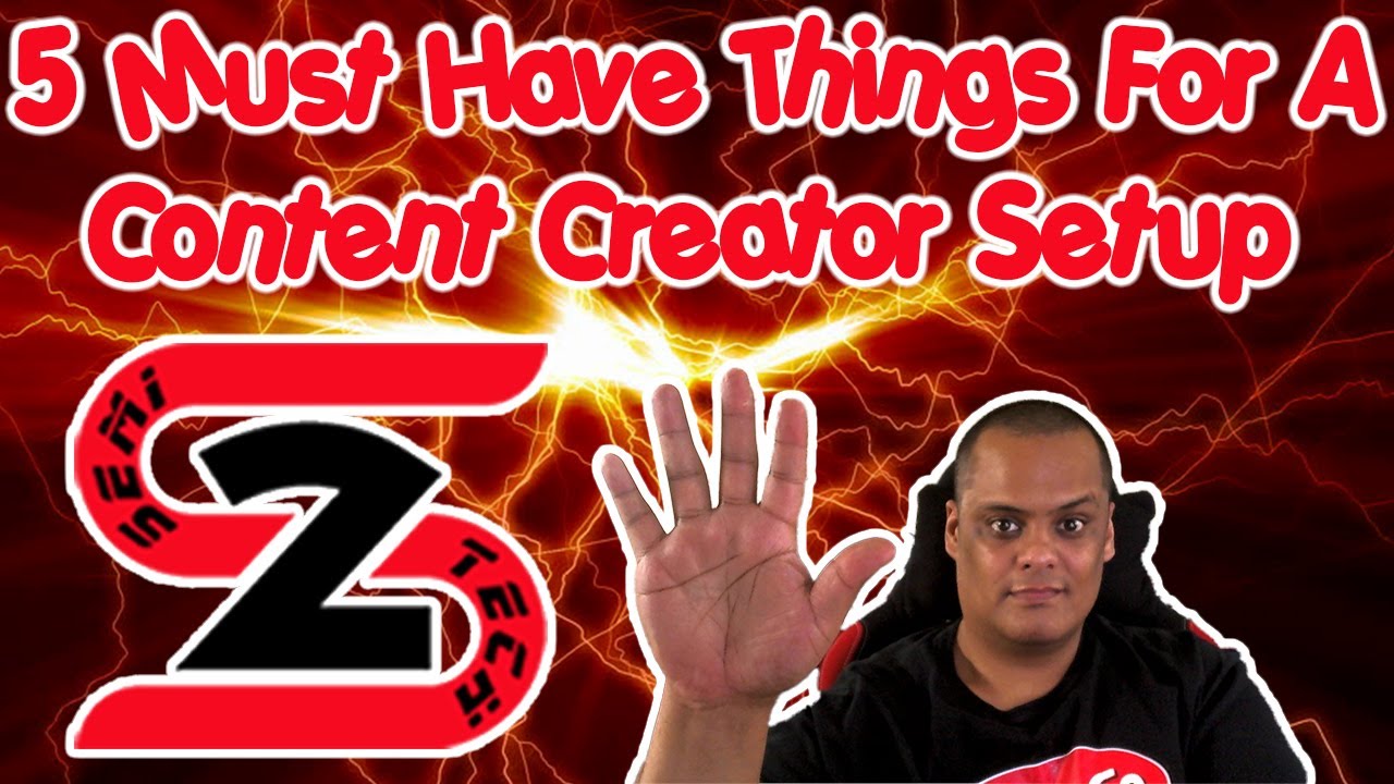 5 Must Have Things For A Content Creator Setup - YouTube