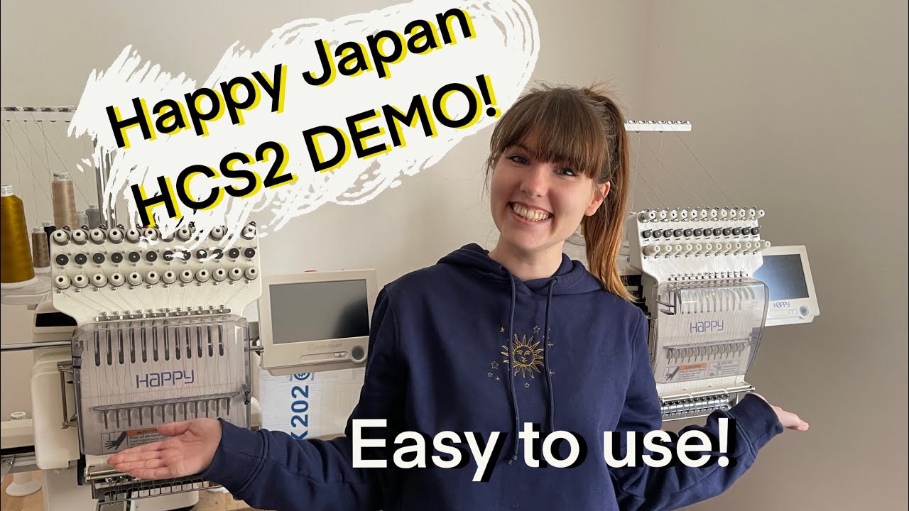 Happy Japan HCS2: Is this the best embroidery machine for starting a ...