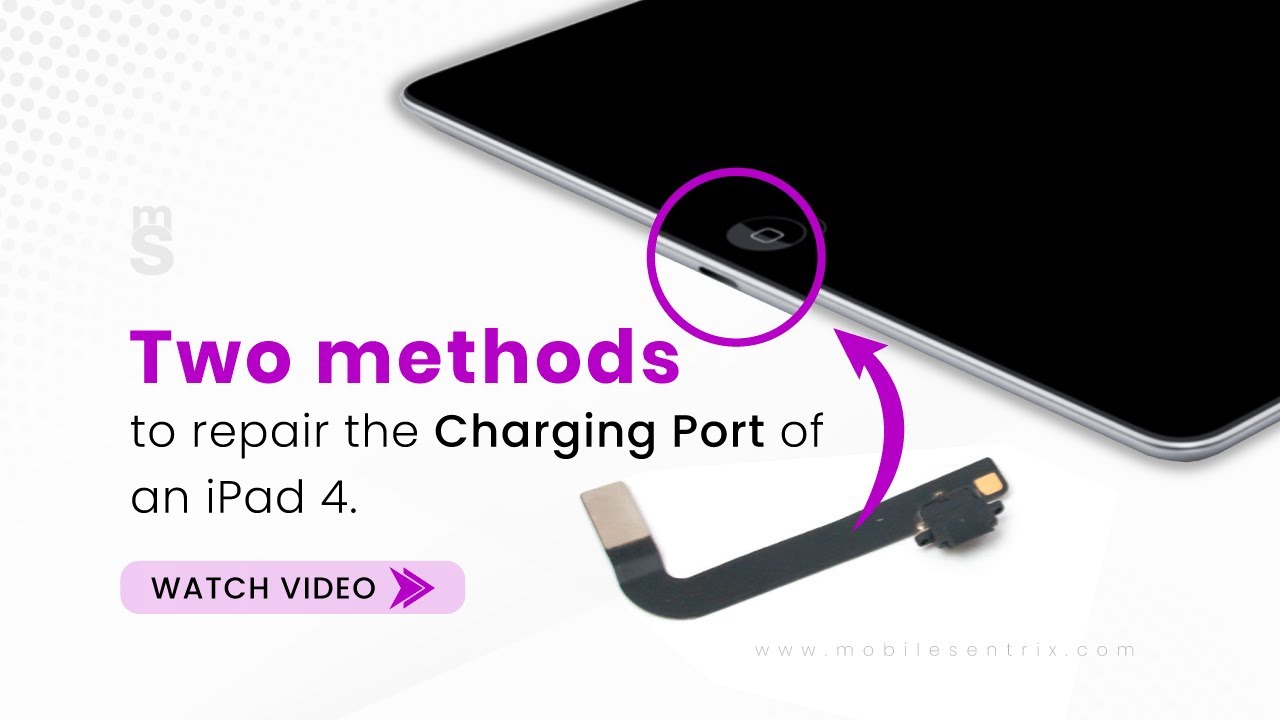 iPad Air 4 Charge Port Repair (Two methods) - YouTube