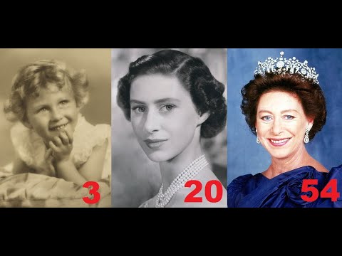 Princess Margaret from 0 to 71 years old - YouTube