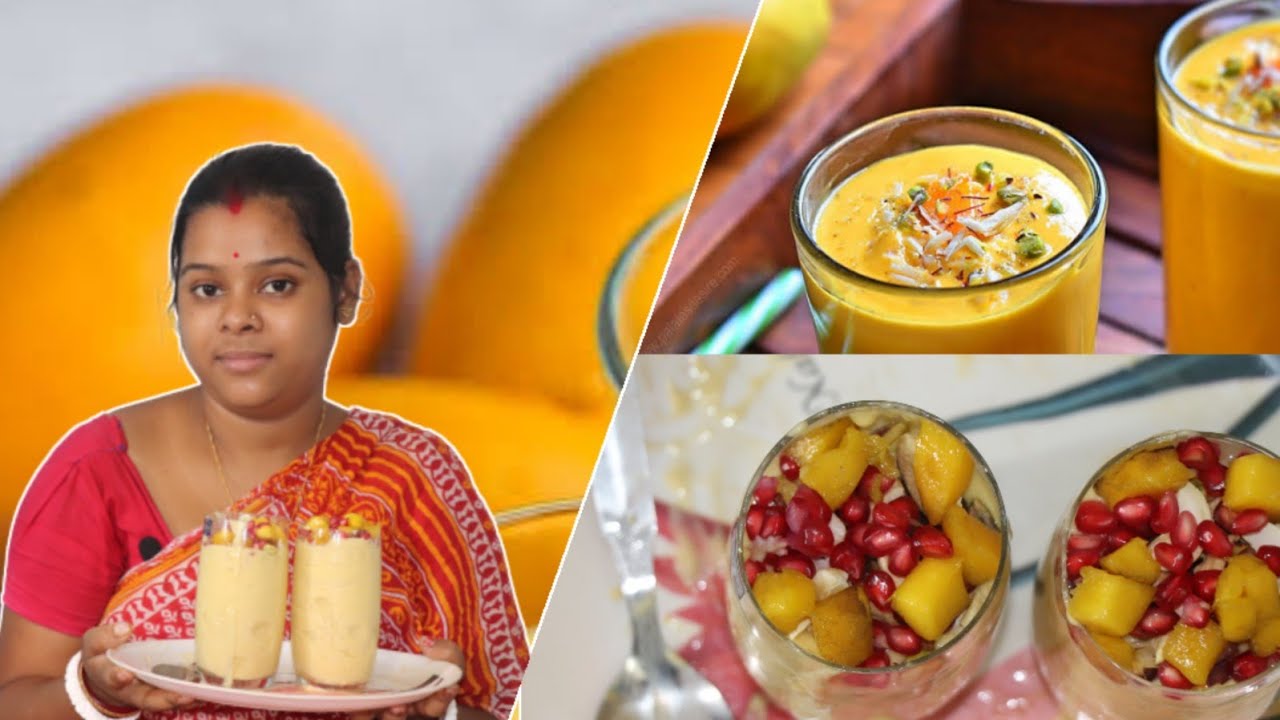 আমের লস্যি 🥭 Mango Lassi Bengali Recipe 🥳 Mango Lassi 🔥 Bengal Vlog 🌤️ ...