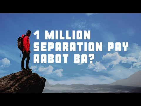 Paano mag compute ng separation pay/retirement pay/how to compute ...