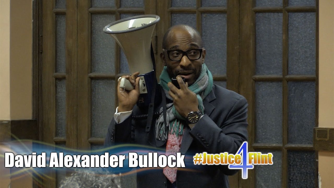 Flint Water Crisis - David Alexander Bullock 1/14/16 - YouTube