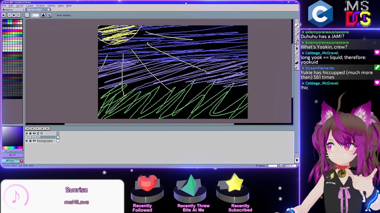 Making a crap horribly hard-coded DOS visual novel for Duhuhu's VN jam ...