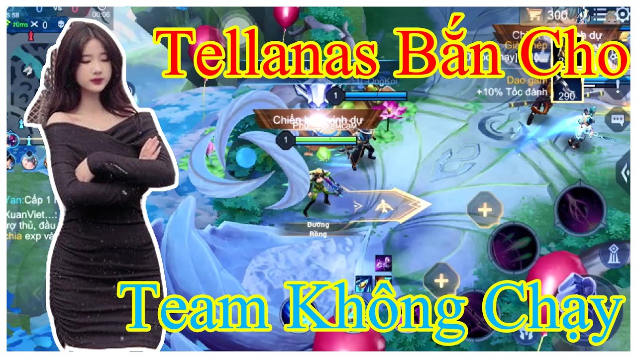 Tellanas Bắn Cho Team Bạn Không Chạy Được Với Đồ Full Làm Trận | Liên ...