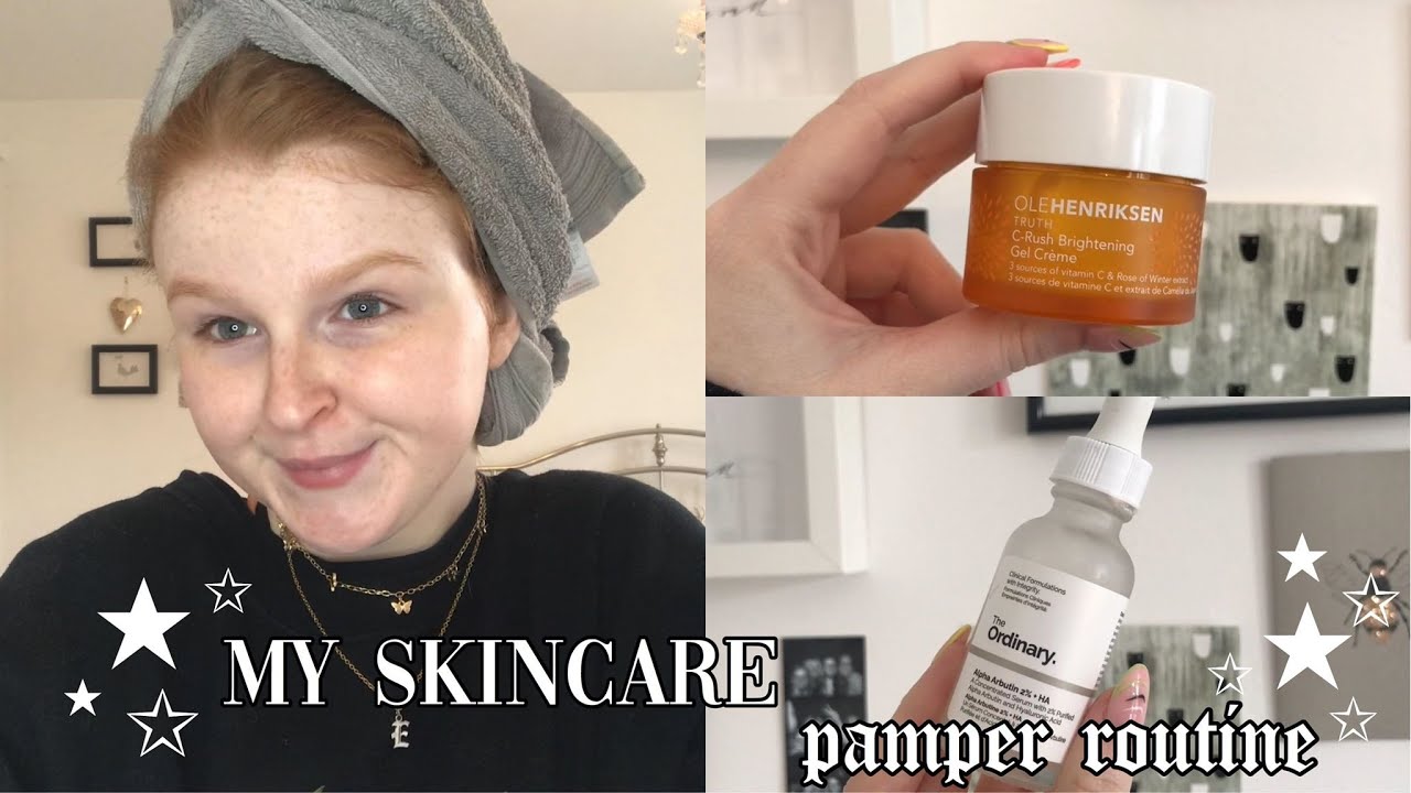 my skincare/ pamper routine!! - YouTube