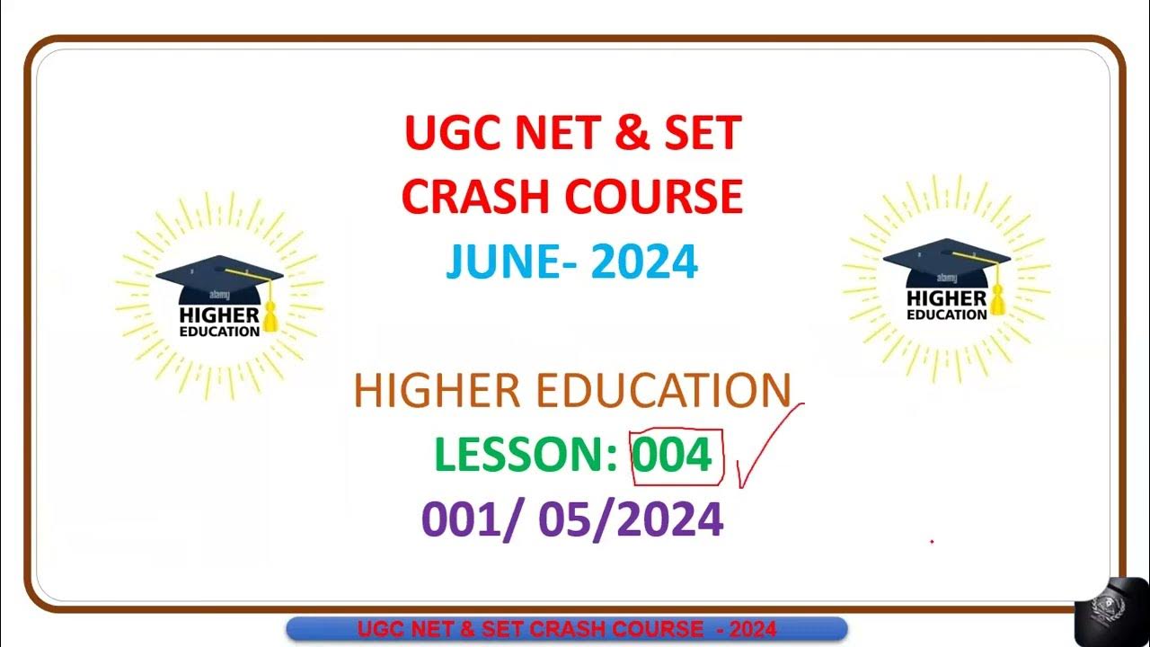 Higher Education System | General Paper | Unit-10 | UGC-NET & SET Crash Course | L-20 - YouTube