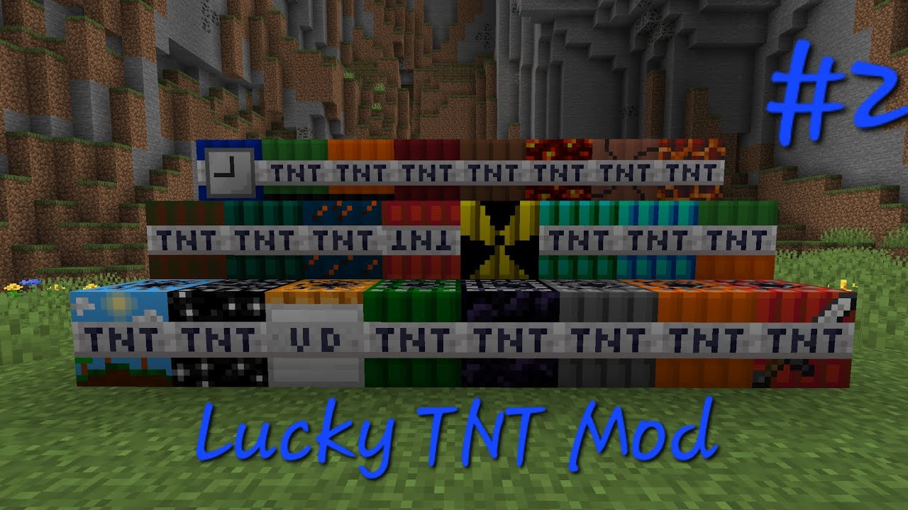Lucky TNT Mod (Minecraft) Part 2 (Remastered) - YouTube