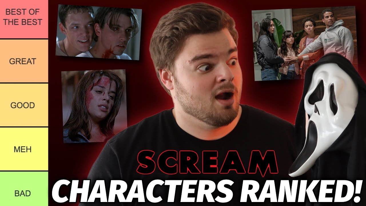 Scream Characters Ranked! (TIER LIST) - YouTube