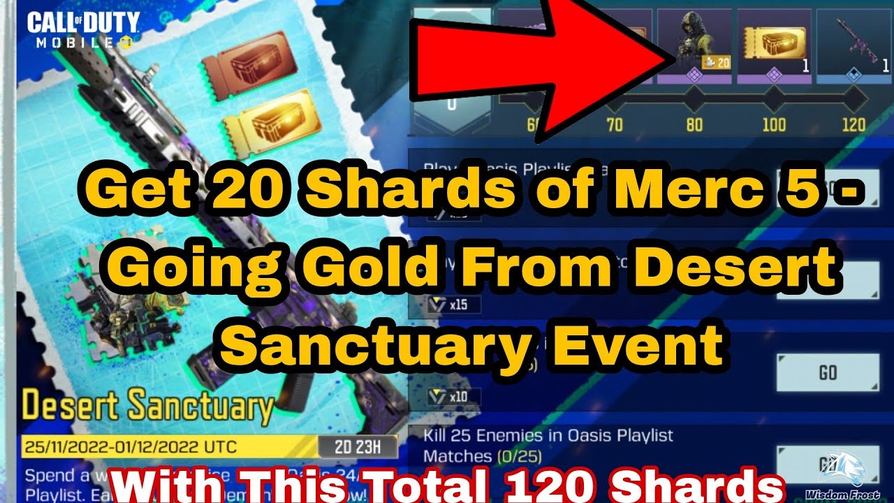 How to Get FREE 20 Shards of Merc 5 - Going Gold From Desert Sanctuary ...