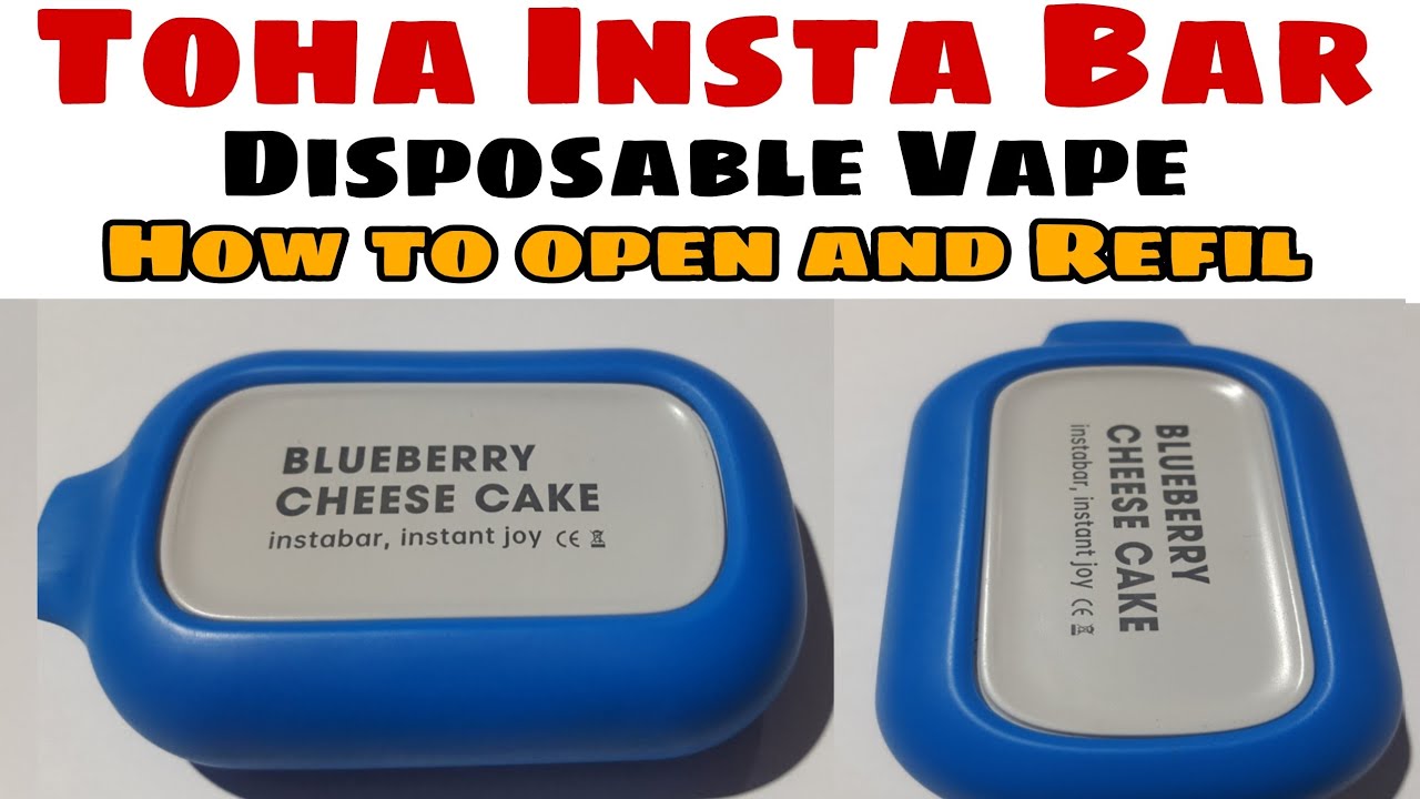 REFILL TOHA INSTA BAR DISPOSABLE VAPE - YouTube