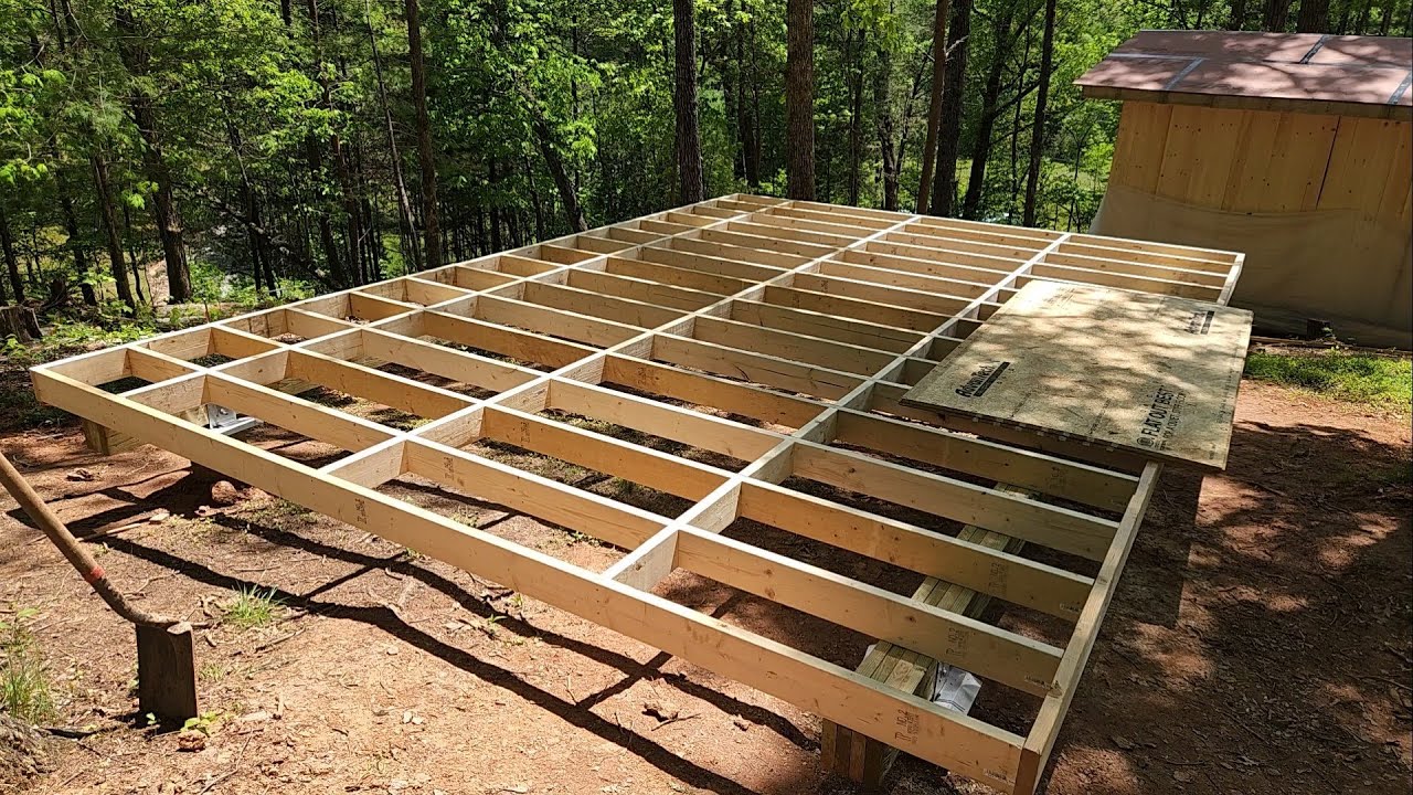 Cabin 2 - Blocking and hurricane straps - YouTube
