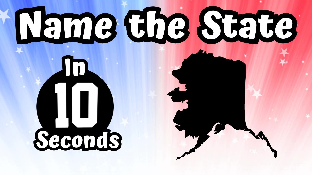 Can you Name these States in 10 seconds or less? State challenge - YouTube