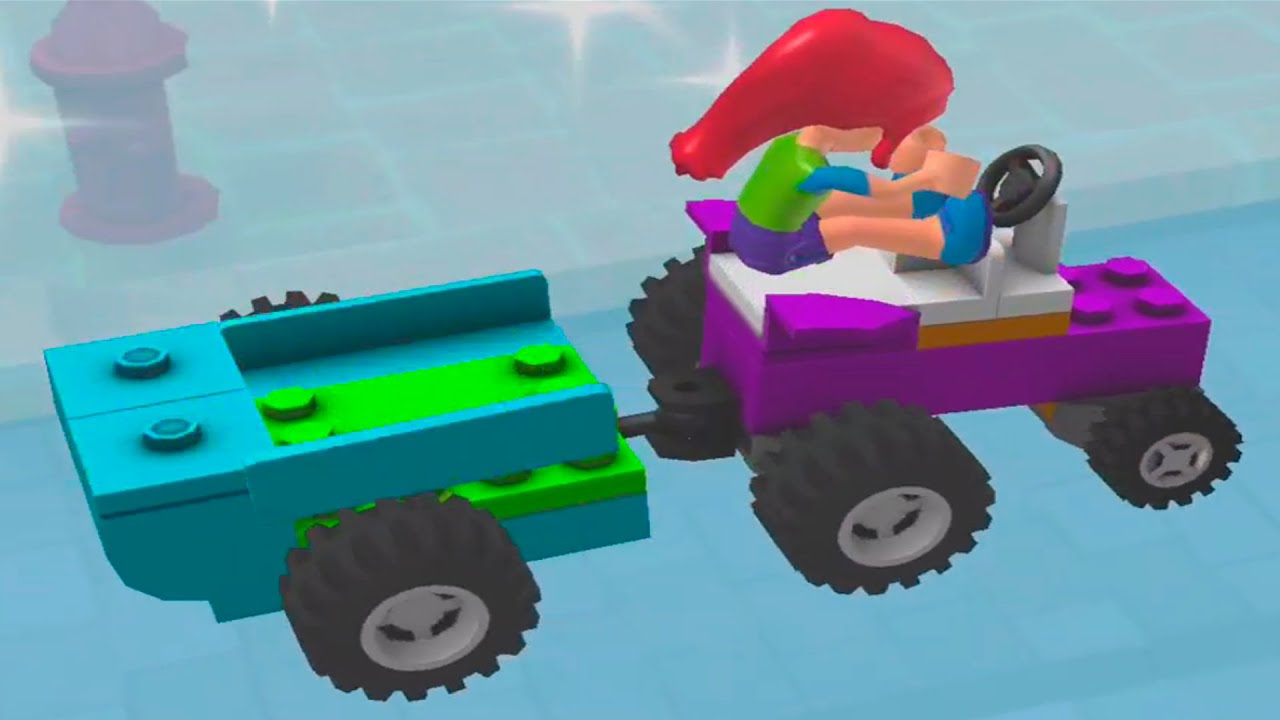 fun races in cars that transform - LEGO® Friends Heartlake Rush - YouTube