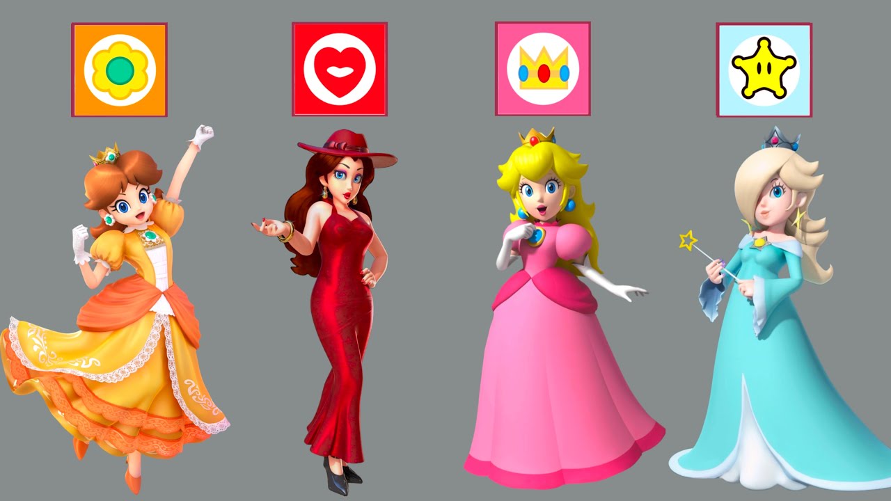 Princess Peach and Friends Become AMAZING Mermaids | Stars wow - YouTube