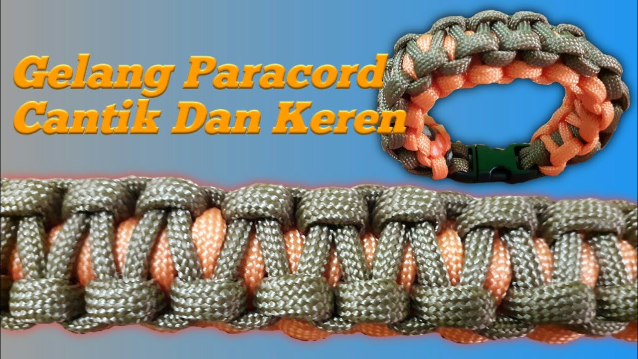 BACK TO BACK BAR PARACORD BRACELET - YouTube