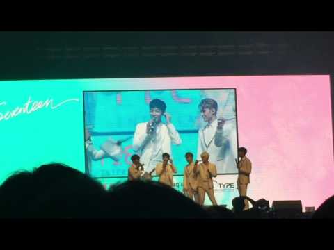 130816 Seventeen 1st Asia Pacific Tour Shining Diamonds @ SG - Wonwoo did IU 3 octave