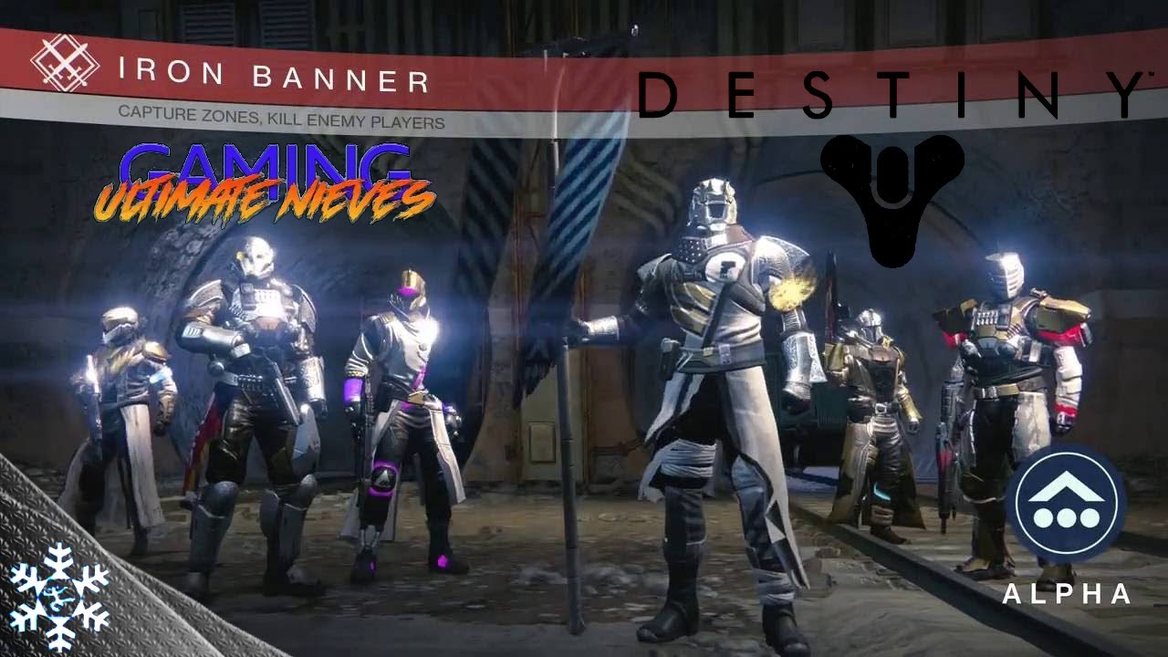 Destiny 1 , updated multiplayer IronBanner sniper - YouTube