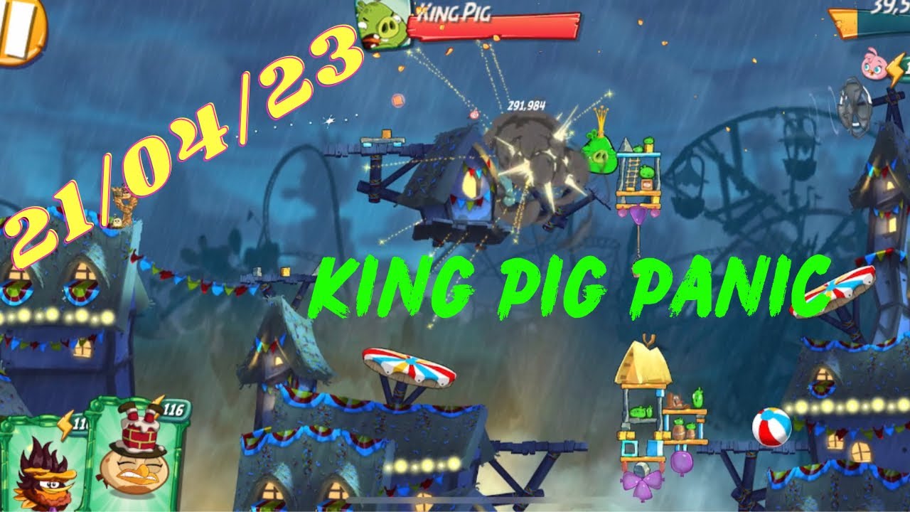 Angry Birds 2 King Pig Panic Today AB2 KPP Today #210423 - YouTube