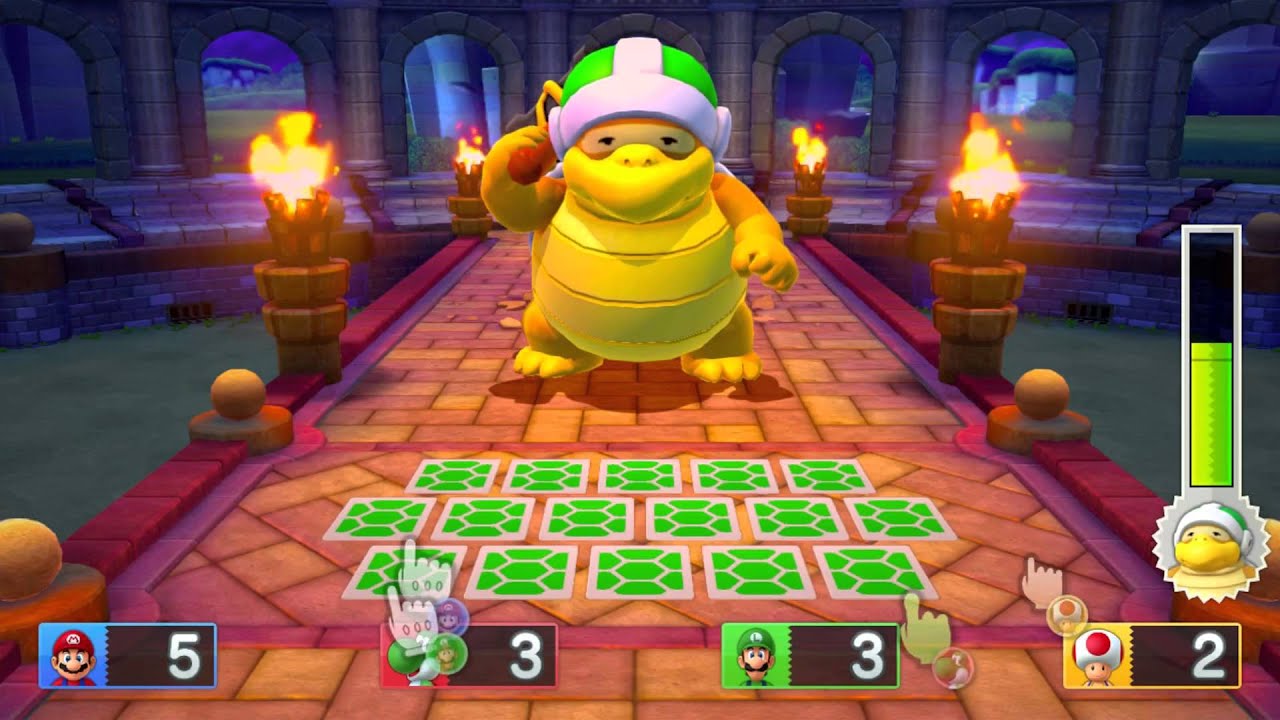 Mario Party 10 - Mega Sledge Bro's Card Chaos - YouTube