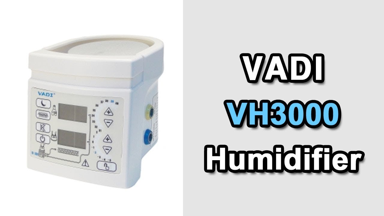 VH3000 humidifier (VADI) / (인공호흡기용 가습기) - YouTube