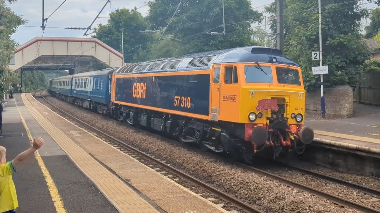 Tommy's Trains - Cramlington Station featuring UK Railtours The Ancient ...