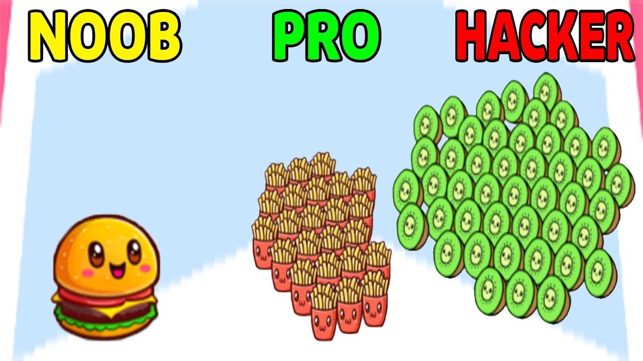 Food Run - NOOB VS PRO VS HACKER - YouTube