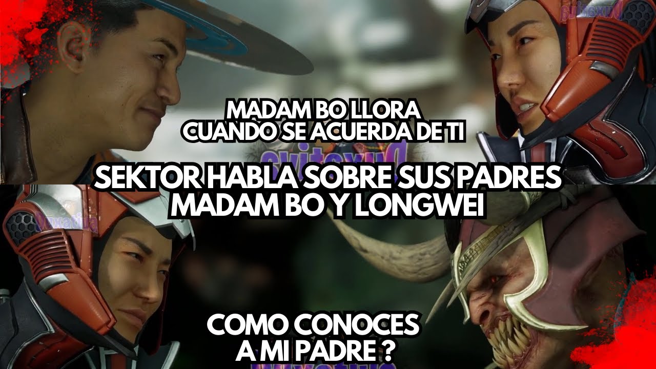 Sektor Habla sobre sus Padres Madam Bo y Longwei Mortal Kombat 1 Khaos ...