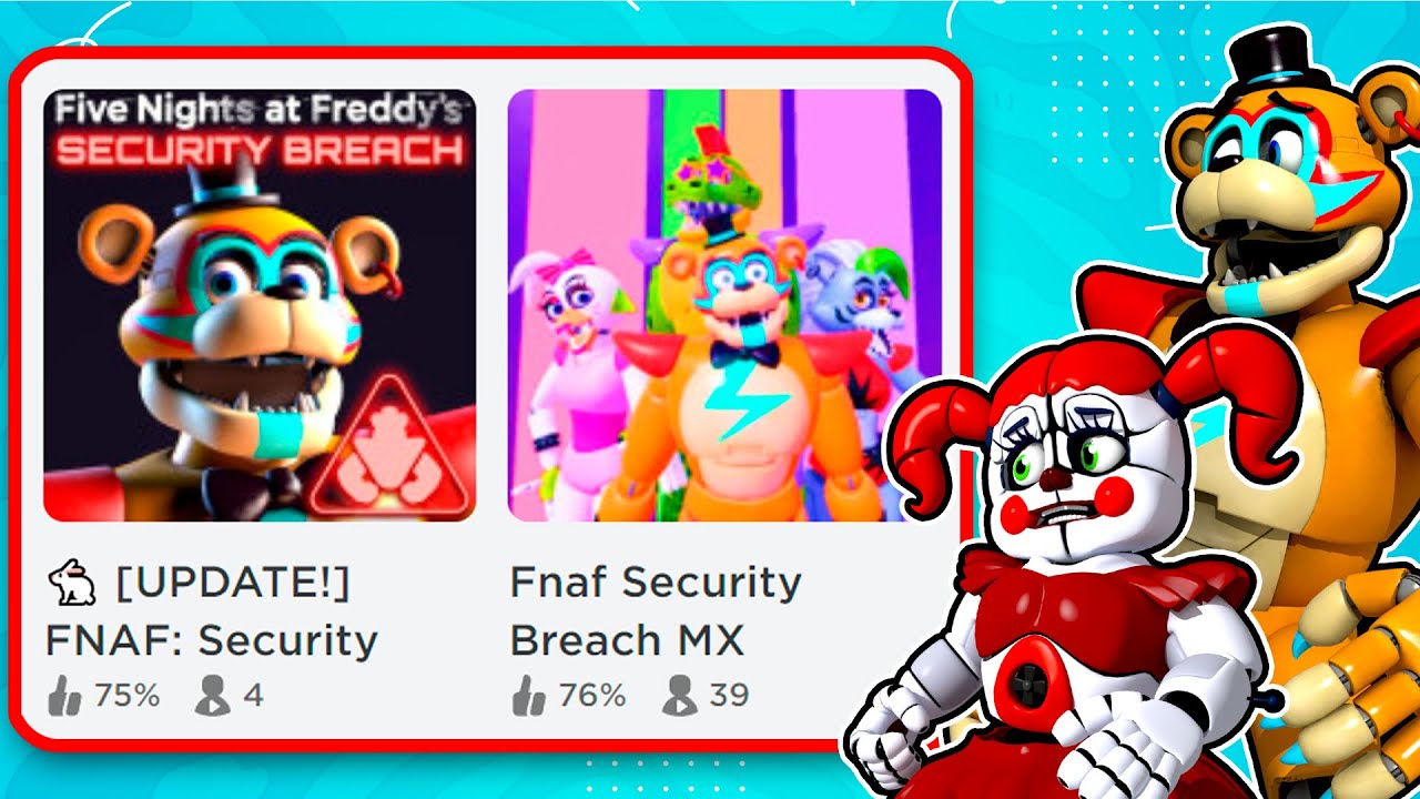 Glamrock Freddy Plays NEW FNAF Security Breach RIP OFFS in Roblox - YouTube