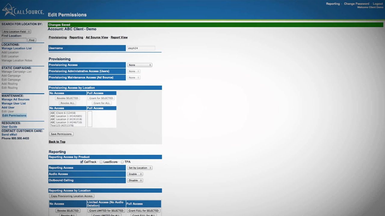 CALLSOURCE SELF PROVISIONING TUTORIAL SERIES Part 6 - YouTube