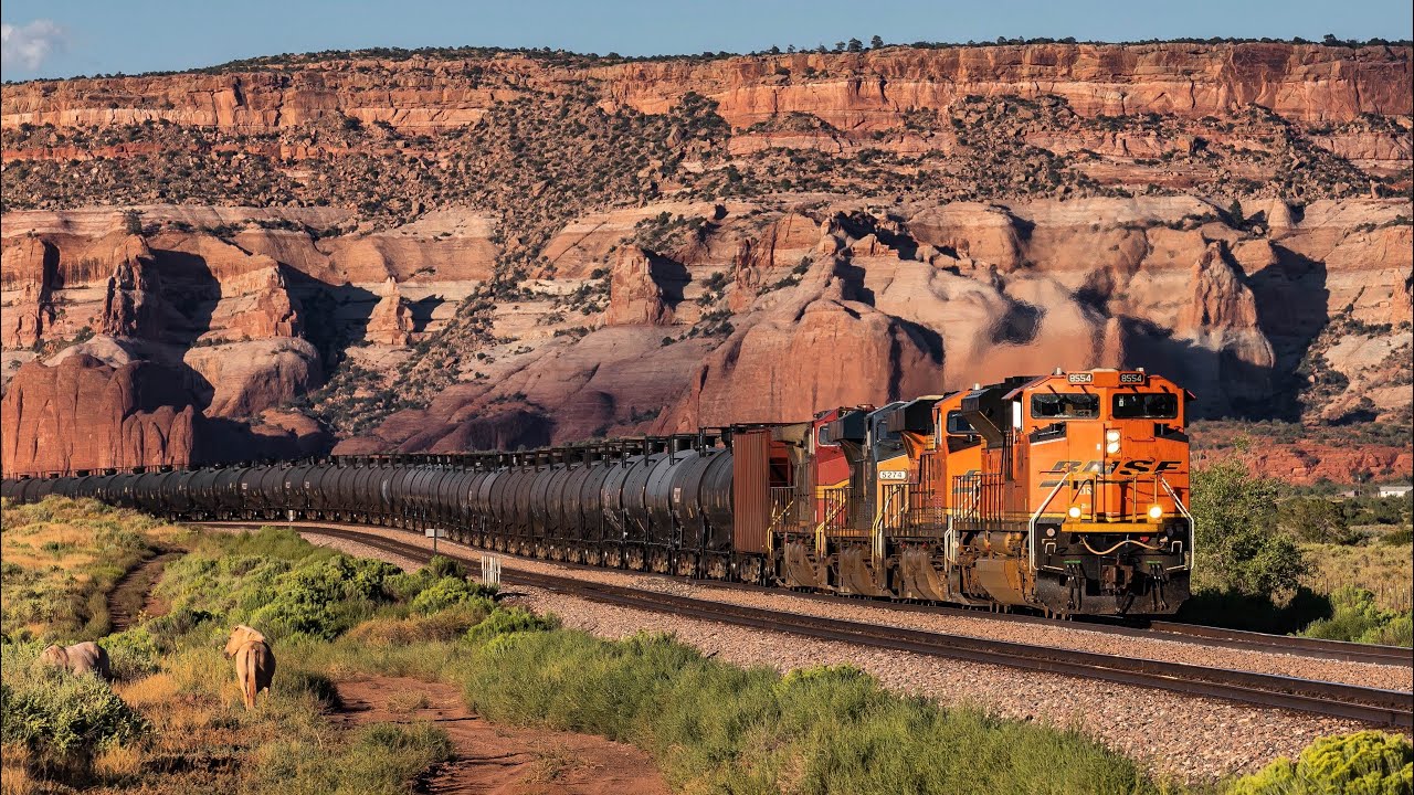 [4K] BNSF Trains in New Mexico Summer 2019! (Part 2) - YouTube
