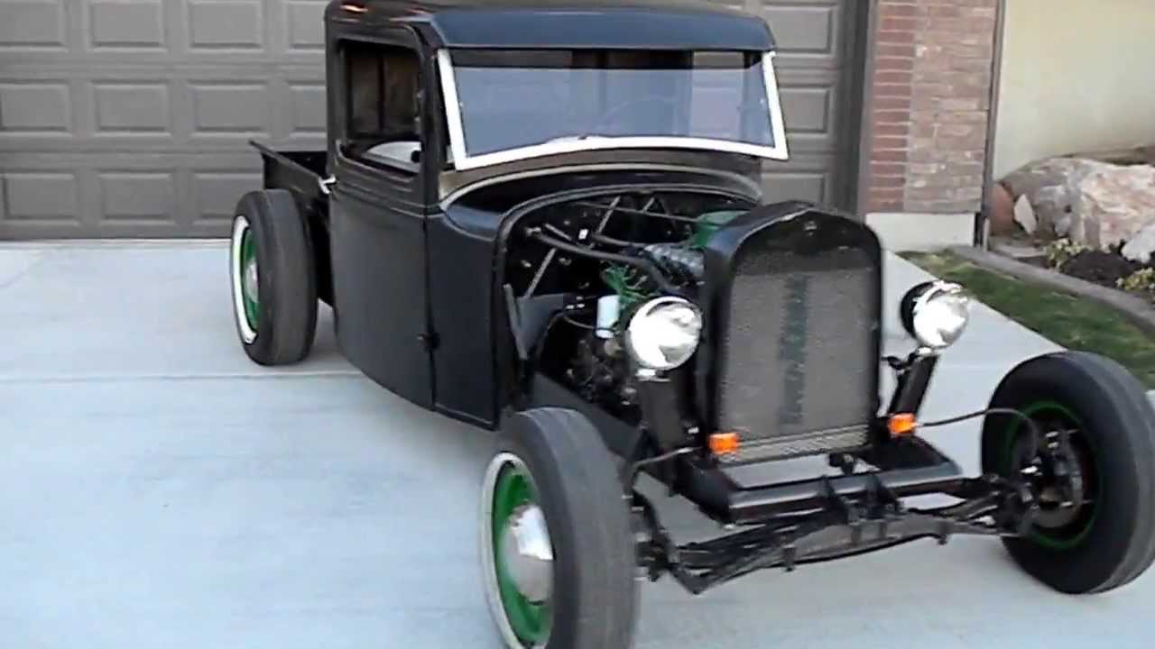 1933 Ford Diesel Truck Bagged Rat Rod - YouTube