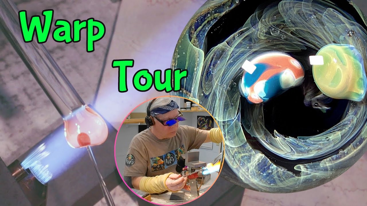 Planetary Time Warp Design in this Full Boro Vortex Marble Glassblowing Demo #62 - YouTube