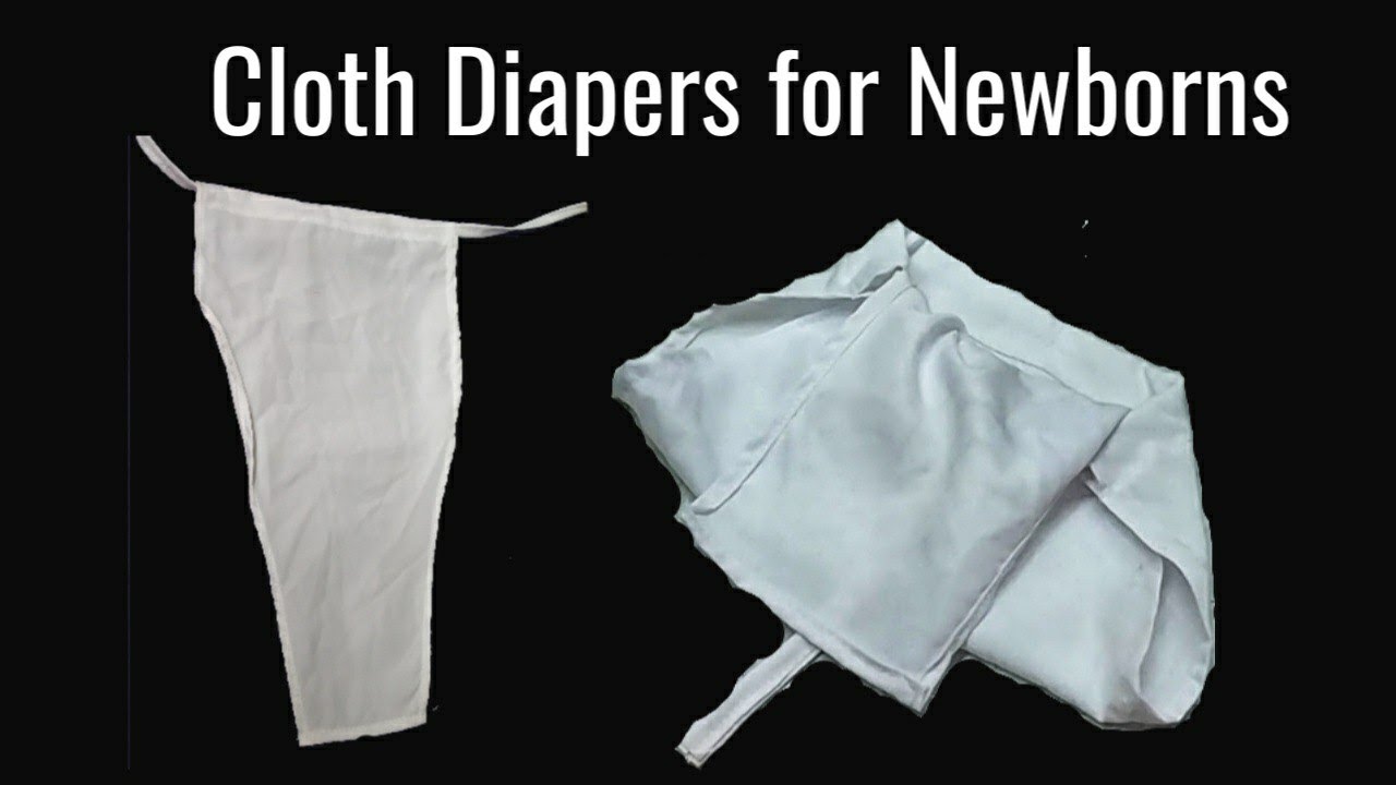Cloth Diapers for Newborns | Sewing Tutorial | How to make Cloth ...